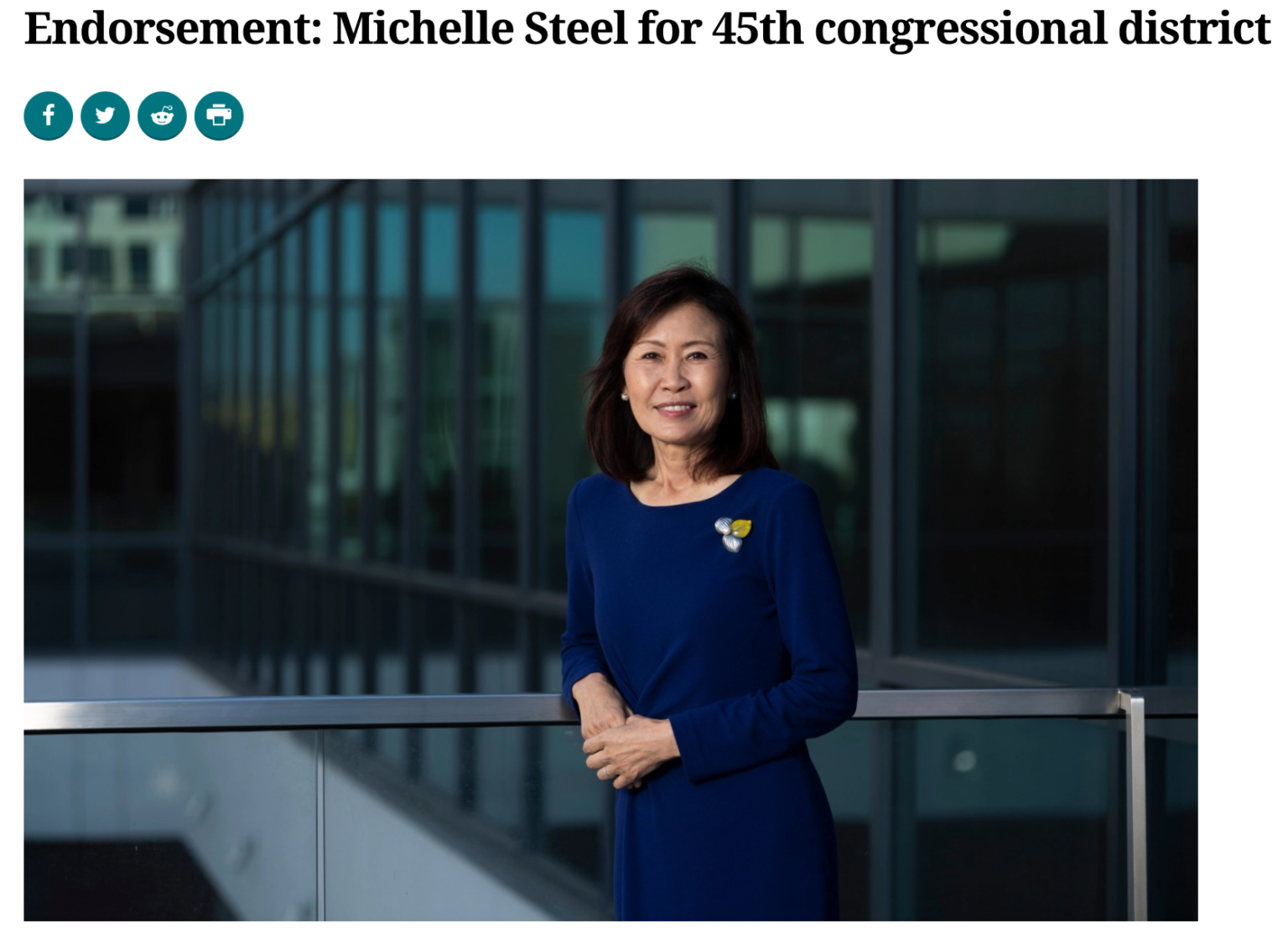 Orange County Register Endorses Michelle Steel for Re-Election ...